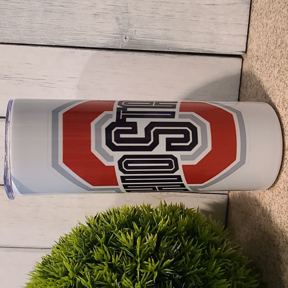 Hand Crafted | Dining | Ohio State Buckeyes Skinny Tumbler Cup 2 Oz Nwt ...